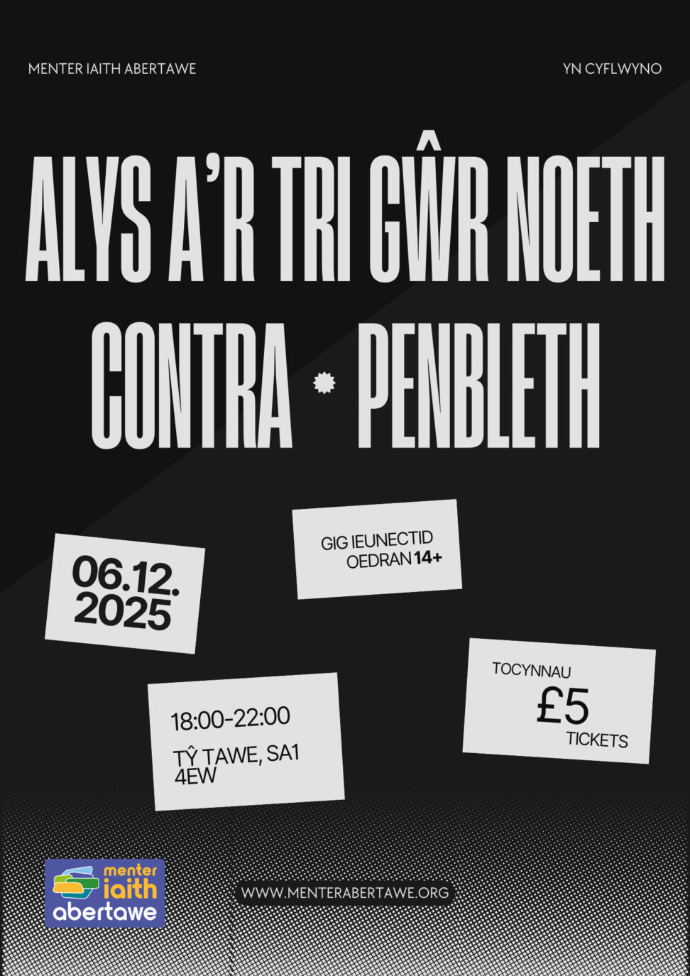 Alys a’r Tri Gŵr Noeth + Contra + Penbleth – Calendr360