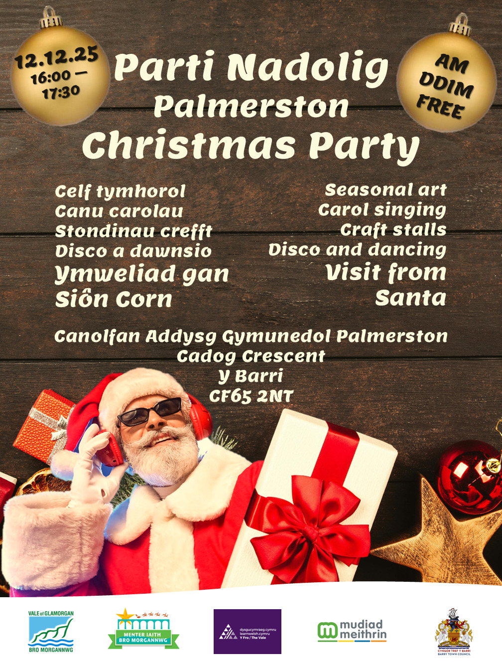 Parti Nadolig Palmerston – Calendr360